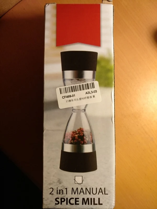 Salt and Pepper Mill Hourglass Grinder - Life Changing Products