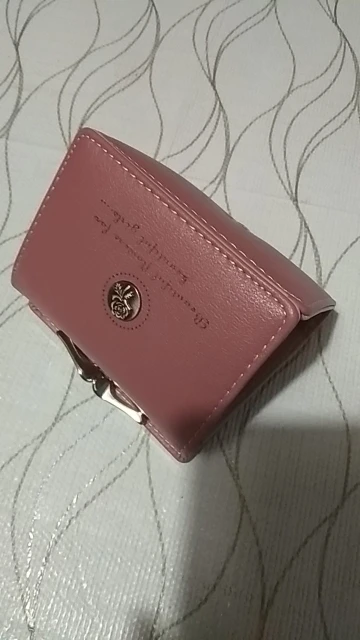 Stylish Women's Wallet with Clamshell Closure - Awessories