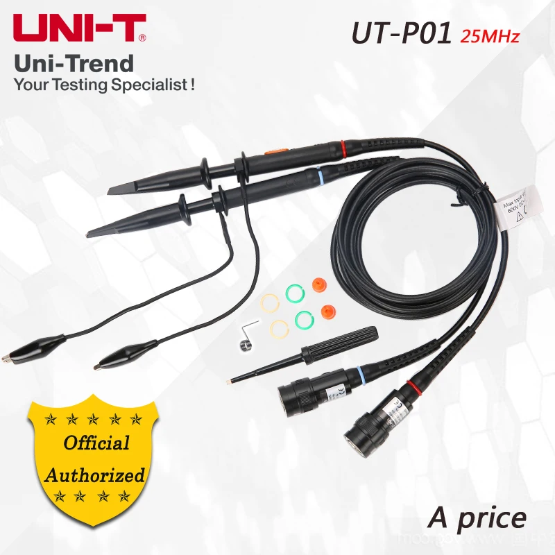 UNI-T-UT-P01-25MHz-Passive-probe-25MHz-oscilloscope-probe-suitable-for ...