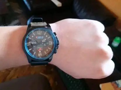 Wrist Watch For Men In Leather Design - Life Changing Products