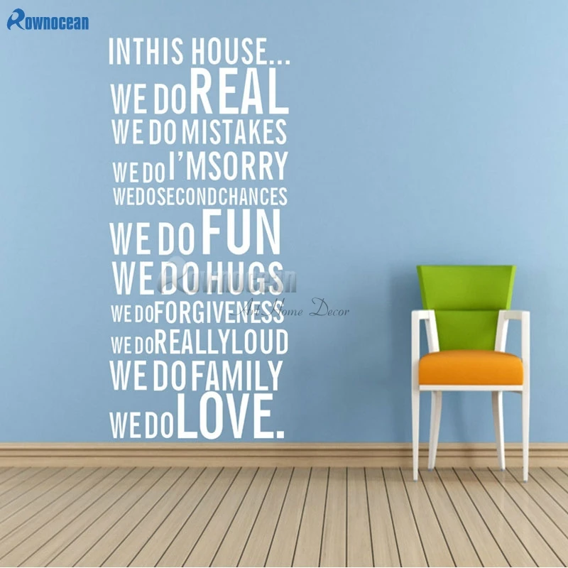 Home Decoration Wall Quote Art Decal Vinyl Sticker Removable Decor ...