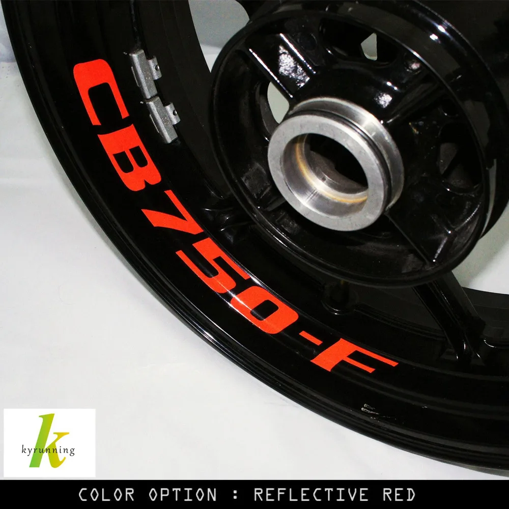 8 X CUSTOM INNER RIM DECALS WHEEL Reflective STICKERS STRIPES FIT HONDA ...