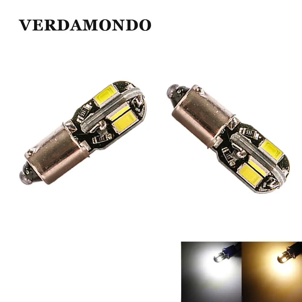 2Pcs-BA9S-T4W-LED-8-SMD-5730-Bulb-T2W-T3W-H5W-Interior-Car-License ...