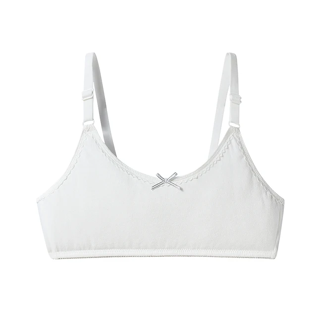 THREEGUN Girls Training Bras Undershirts Cotton Comfortable Teenage ...