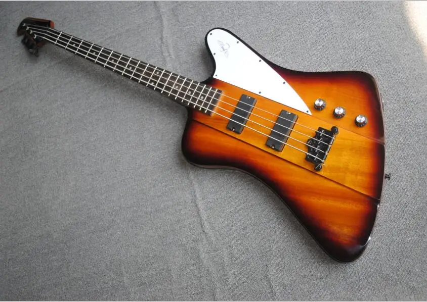 New-firebird-BASS-4-strings-sunburst-Custom-guitar-mahogany-one-piece ...