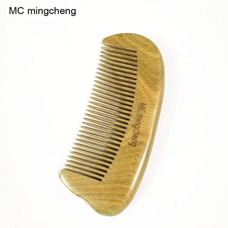 MC Pocket Hair Combs Healthy Care Natural Wooden Comb Green Sandalwood ...