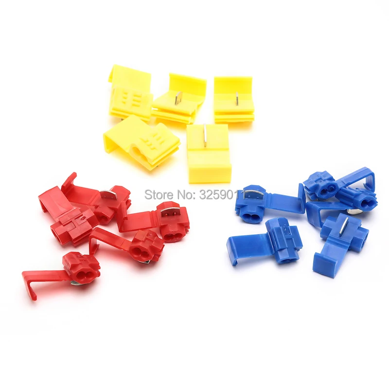 300PCS Quick Splice Lock Wire Terminals Connector Assortment Electrical ...