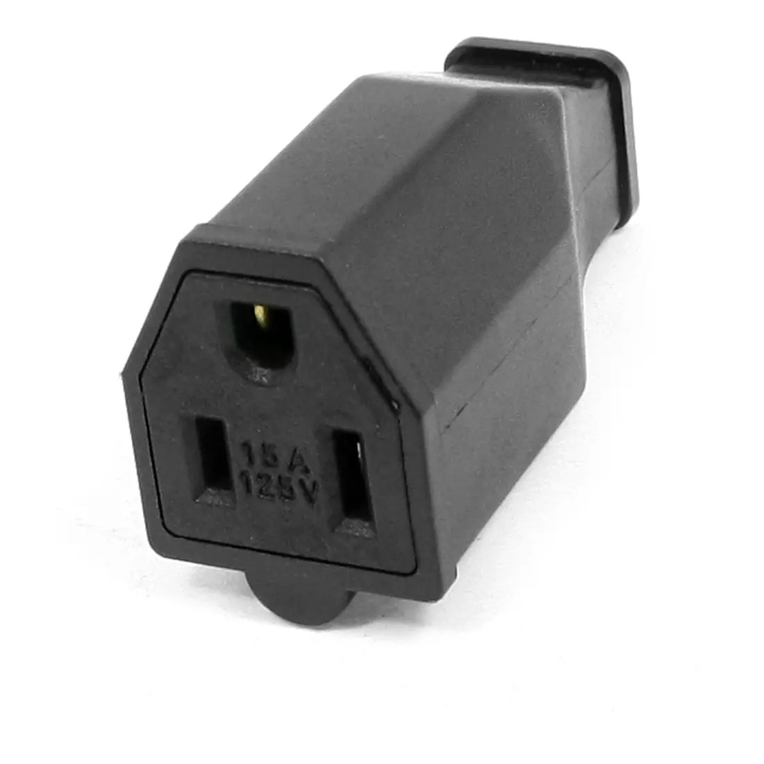 UXCELL Japan Us Grounding Socket Power Cord Connector Black Ac 125V 15A ...