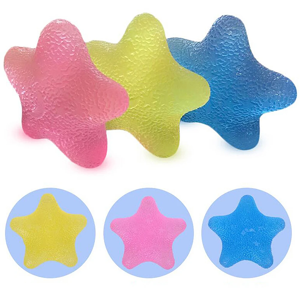 1Pc Anti stress Squeeze Star Shape Squishy Outlet Toy Smash Hand Wrist ...