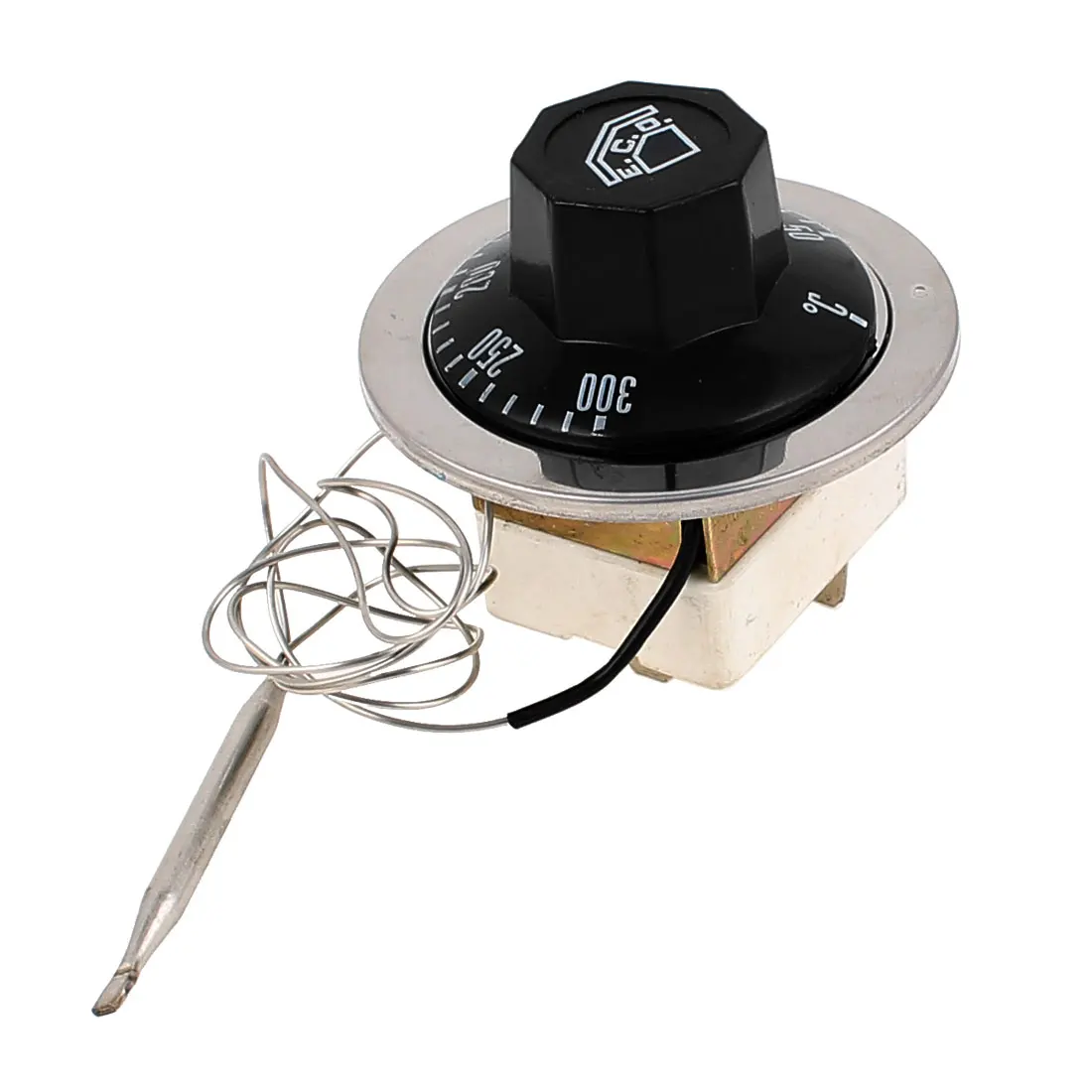 UXCELL AC 250V 16A 50C-300C Dial Rotary Knob Thermostat Temperature ...