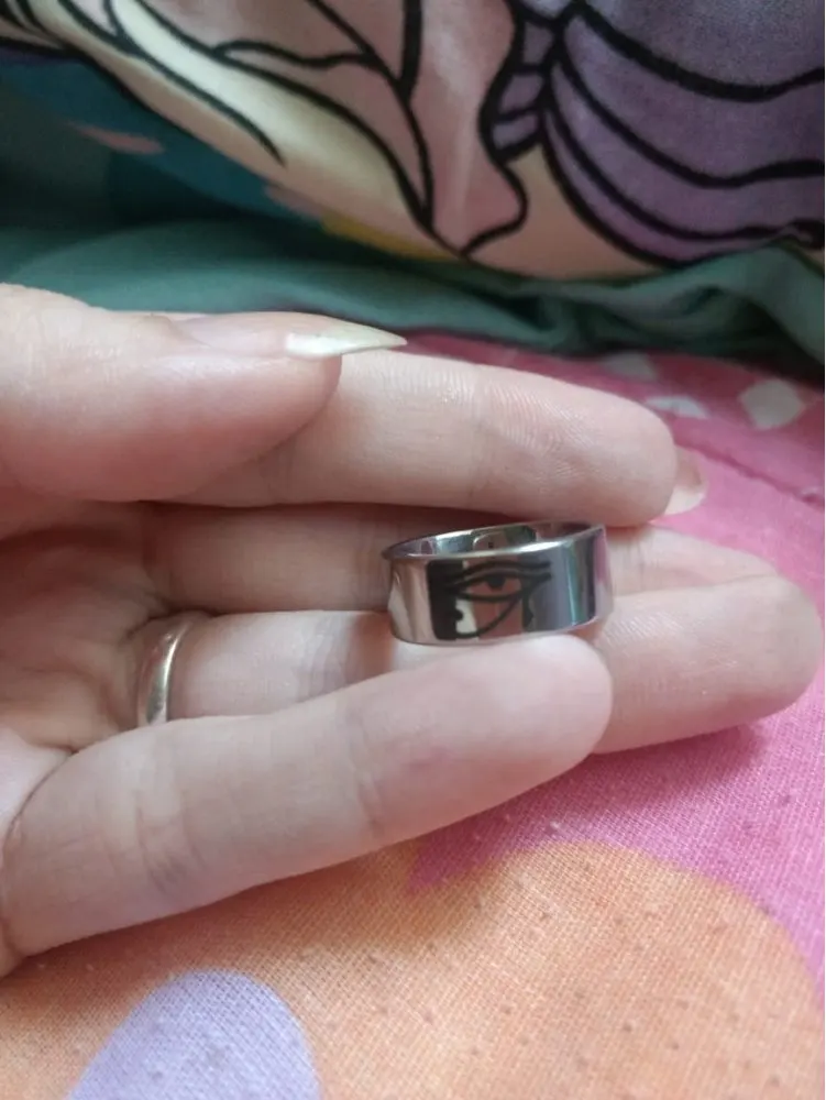 Eye of Horus Titanium Ring | That Ankh Life