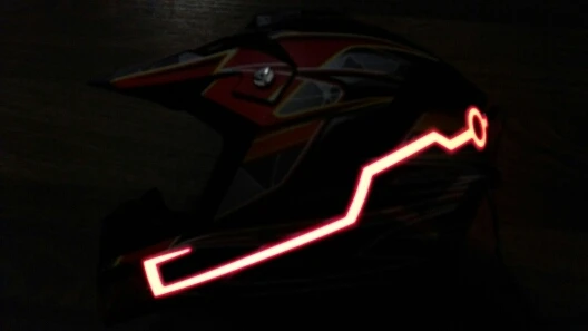 Helmet Stickers Electroluminescent Light - Life Changing Products