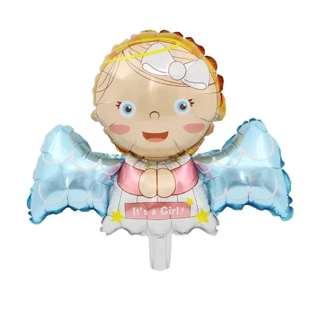 4PCS Mini Baby Angel Boy Foil Ballons infant Angel Balloons Globos for ...