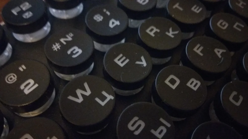 Gaming Backlit Keyboard Round Keys - Life Changing Products