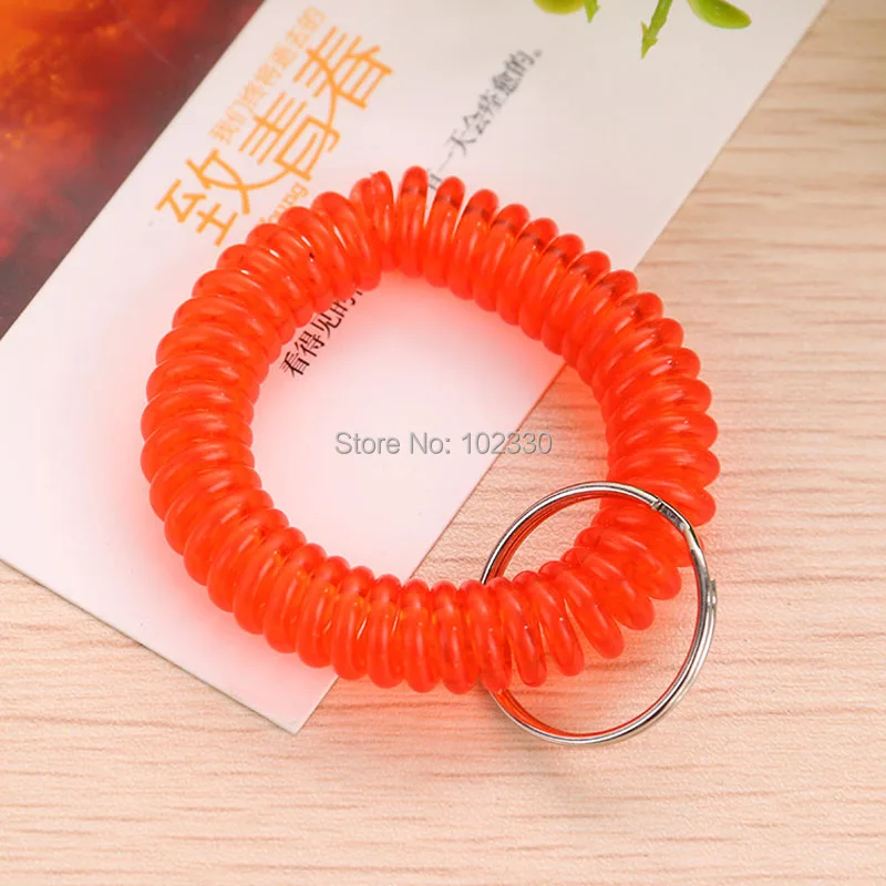 Colorful Spring Spiral Wrist Coil Flexible Spiral Coil Wristband Wrist ...