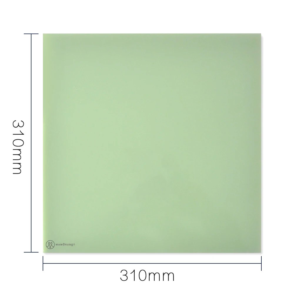 310 310mm Ultrabase Mamorubot 3D Printer Platform polypropylene Build ...