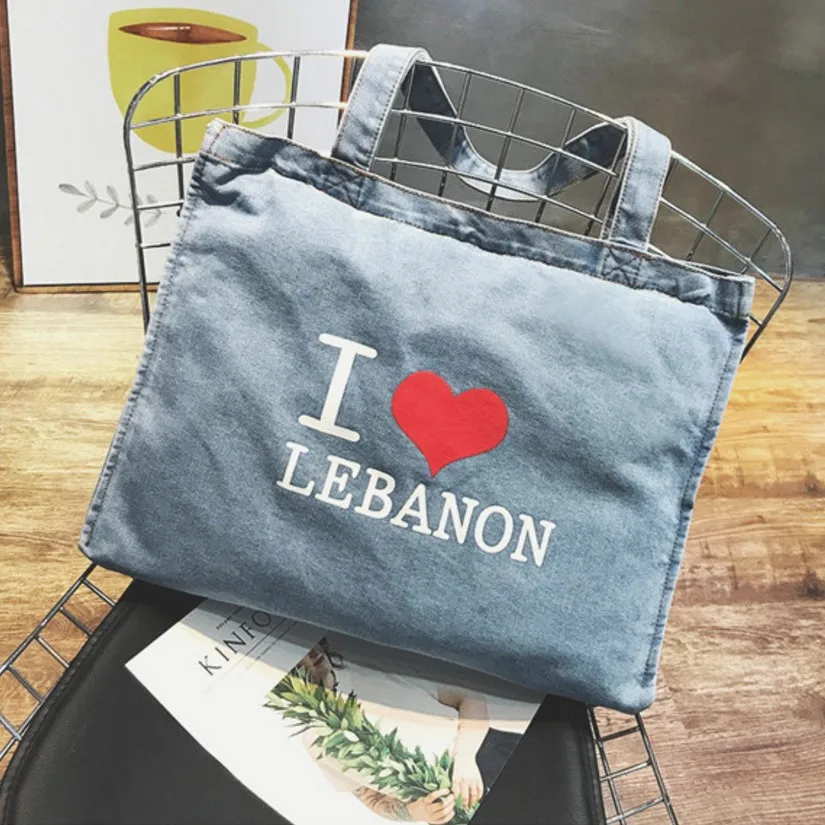 KUJING-Ladies-Handbags-Fashion-Denim-High-capacity-Women-Shopping-Bags ...