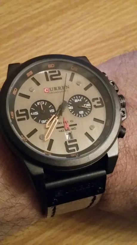 Wrist Watch For Men In Leather Design - Life Changing Products