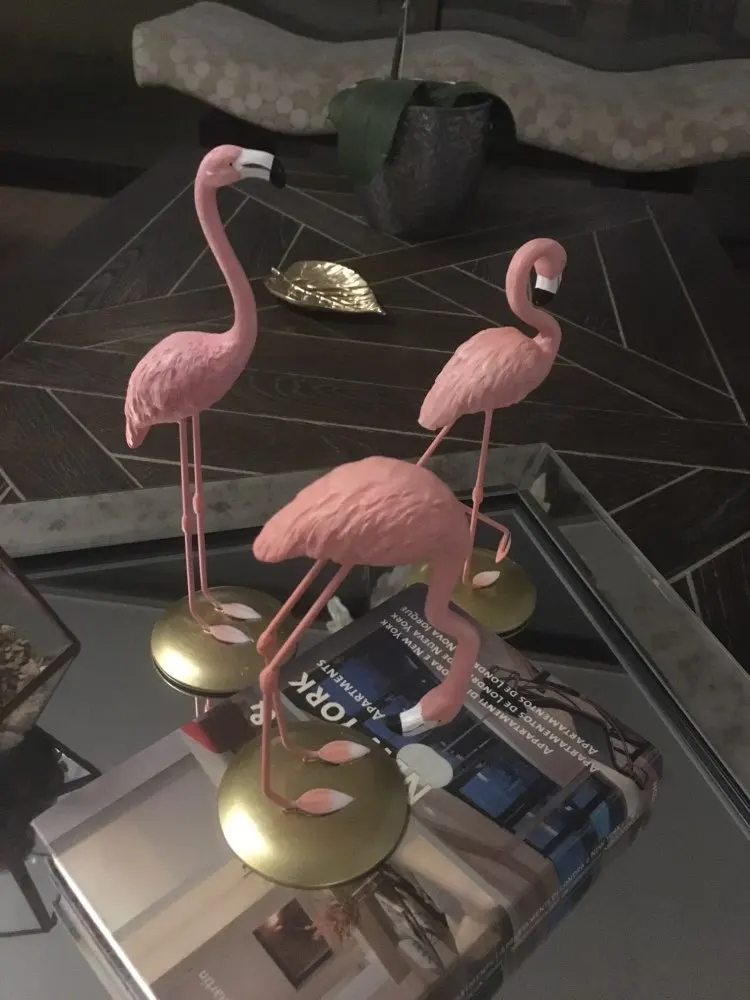 Flamingo Decor Pink House and Home Figures Gift Ideas