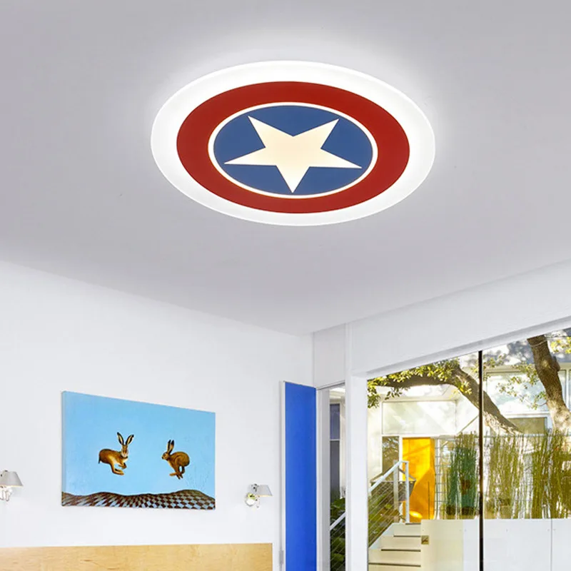 IRALAN Modern led round Children ceiling lighting for bedroom study ...