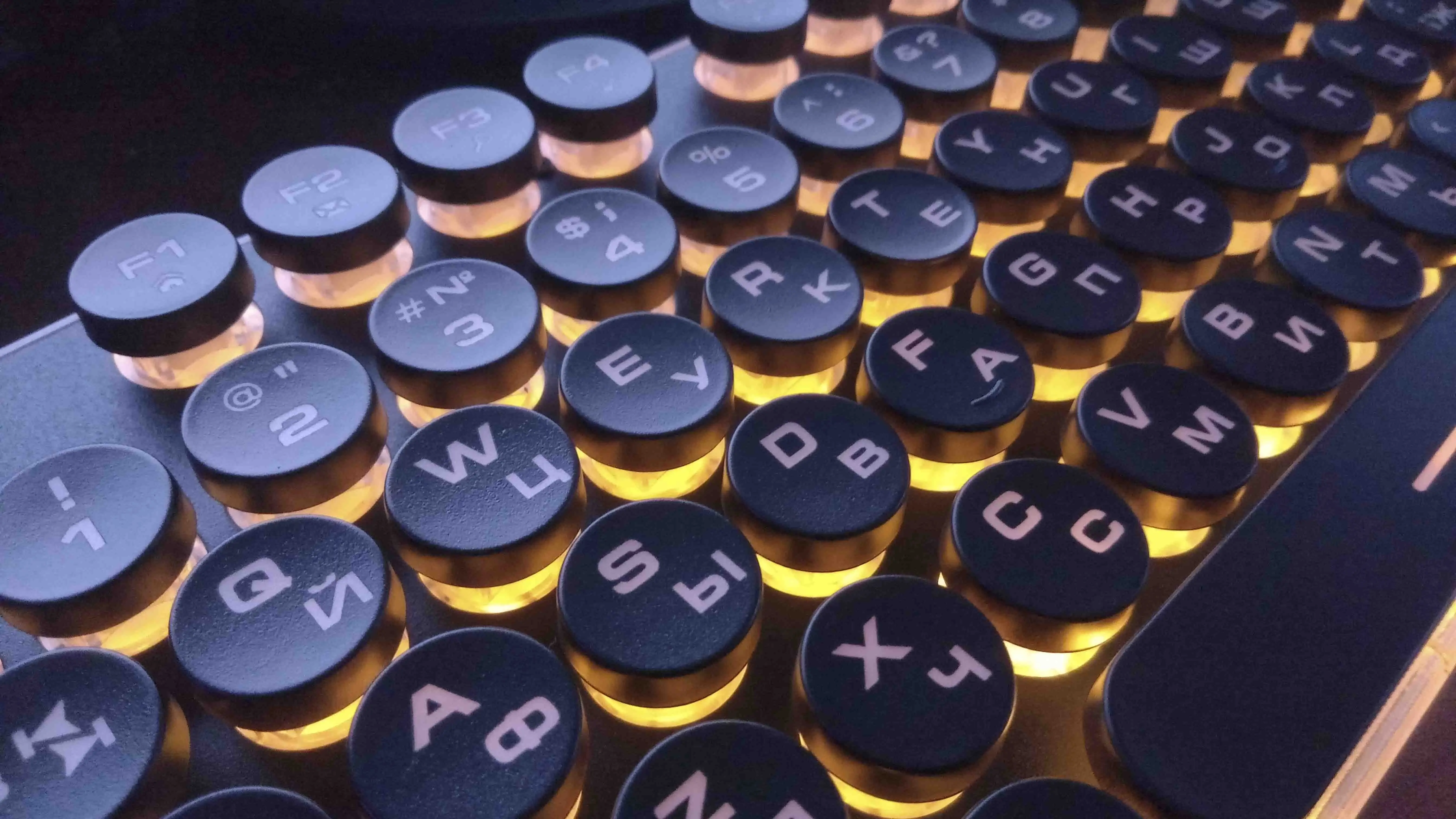 Gaming Backlit Keyboard Round Keys - Life Changing Products