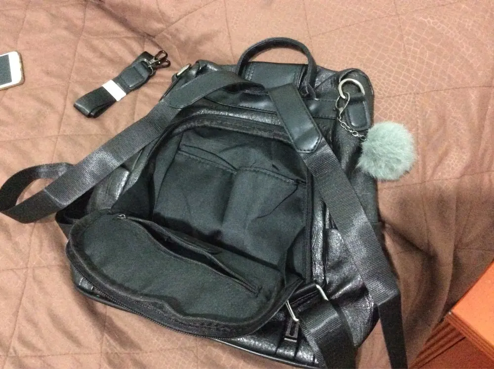 Leather Anti-theft Backpack