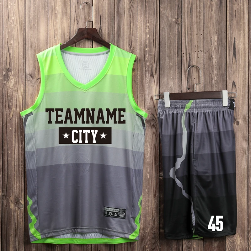 Asian Size Basketball Jersey blank college tracksuits kids men ...