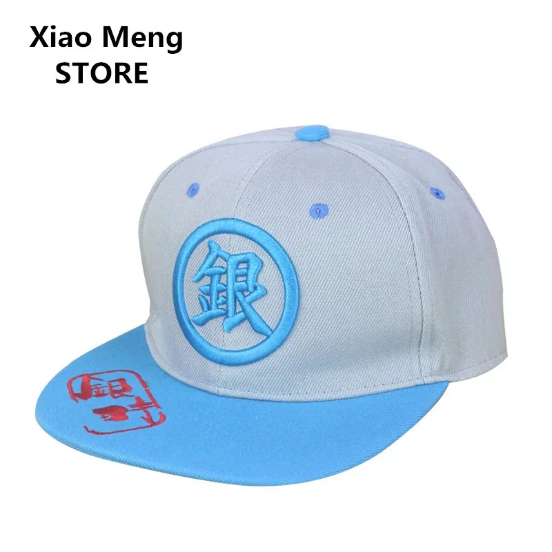 Japanese Anime Gintama Baseball Cap Hat Cotton Comic Gin Tama Snapback ...
