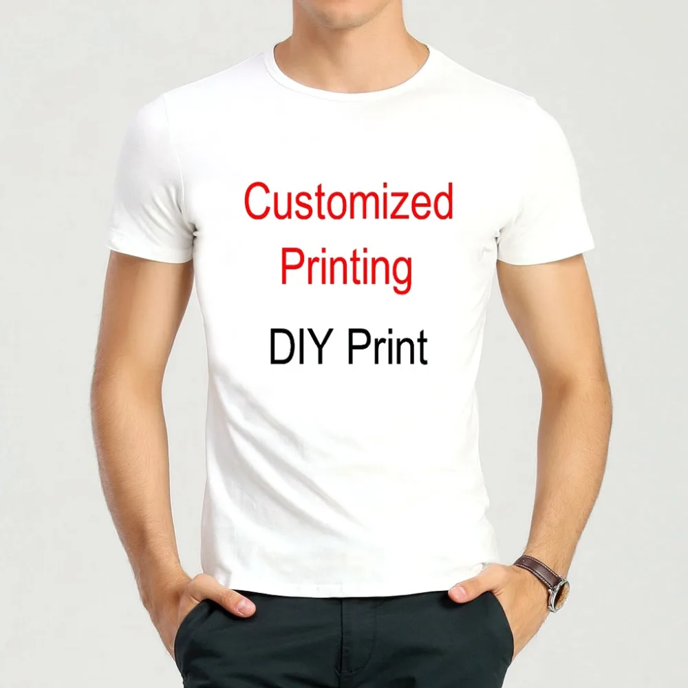 Customized Printing Short T Shirt DIY School Team Customized Print ...