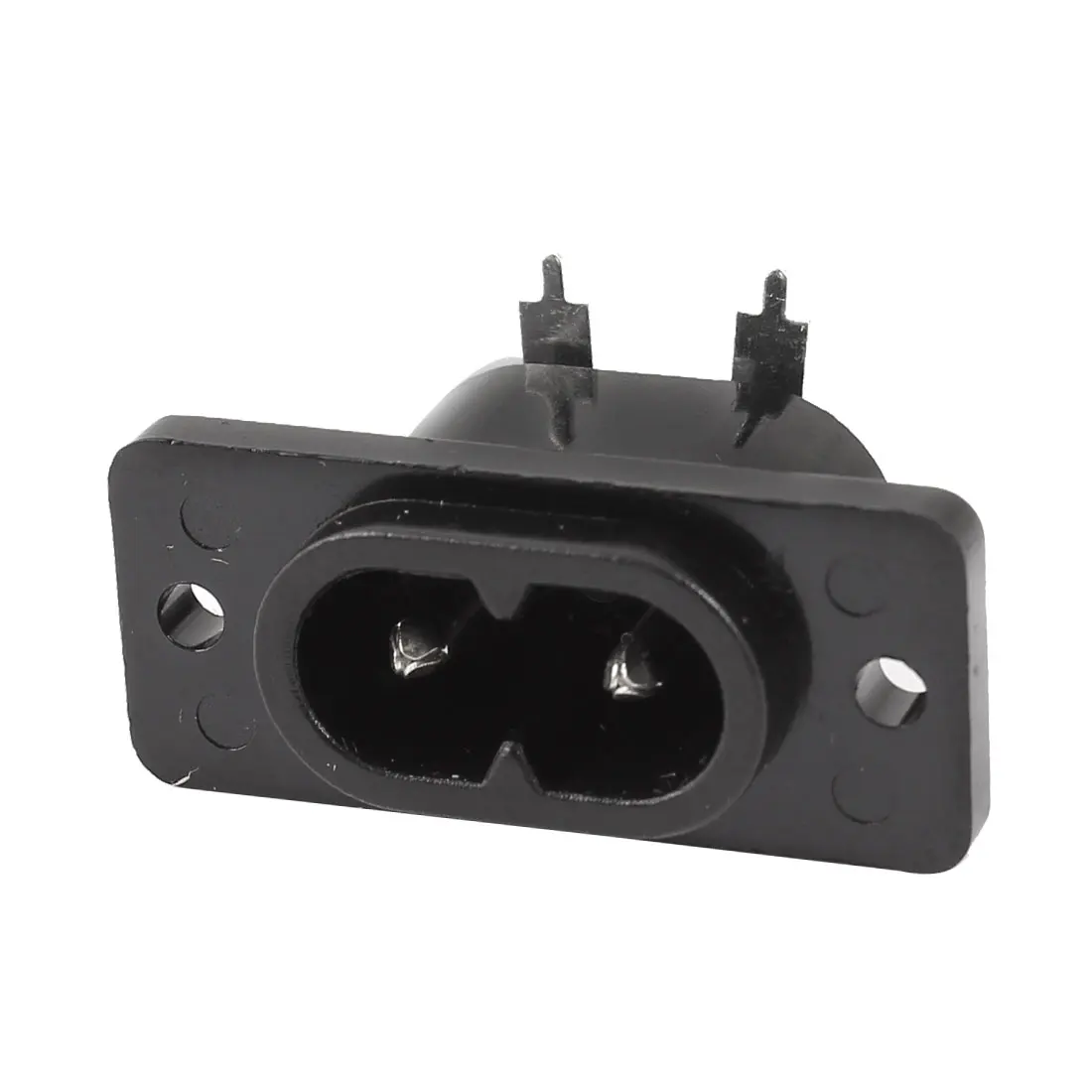 UXCELL Black 2 Pole Iec320 C8 Inlet Plug Power Socket Ac 250V 2.5A-in ...