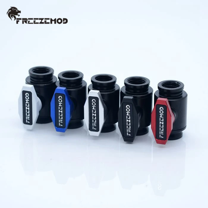FREEZEMOD computer water cooling drain valve double inner teeth G1/4 ...