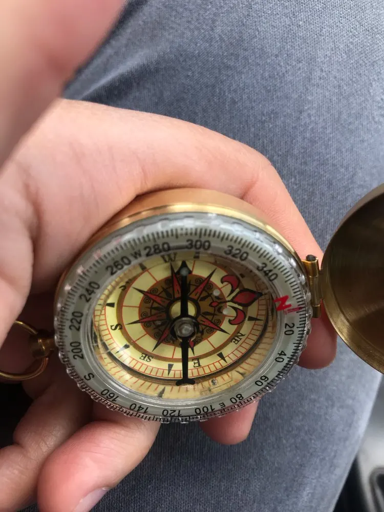 Copper Pocket Navigation Compass - Life Changing Products