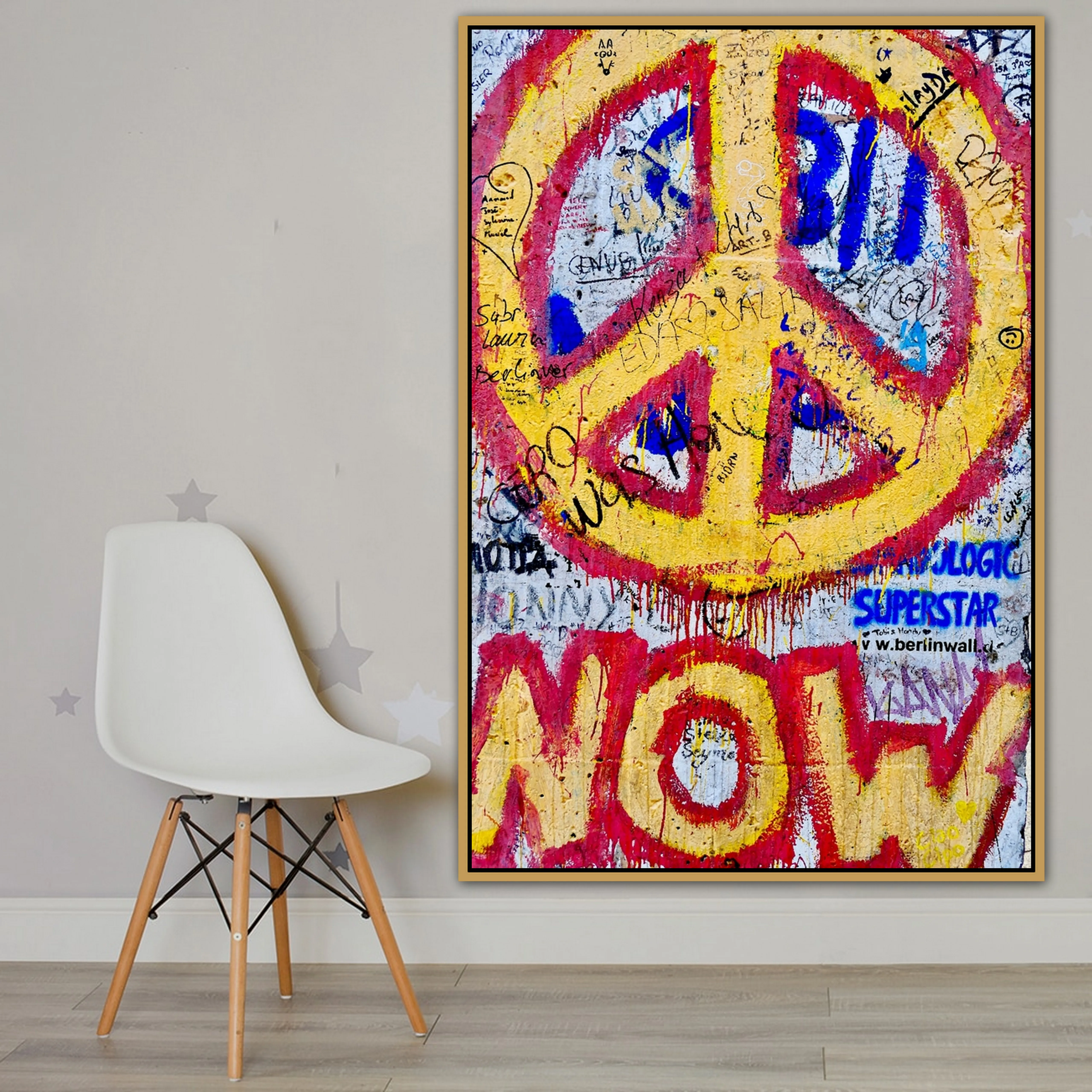 Peace Graffiti Wall Art