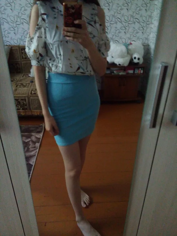 Elegant Chiffon Floral Print Open Shoulder Blouse for women - wanahavit