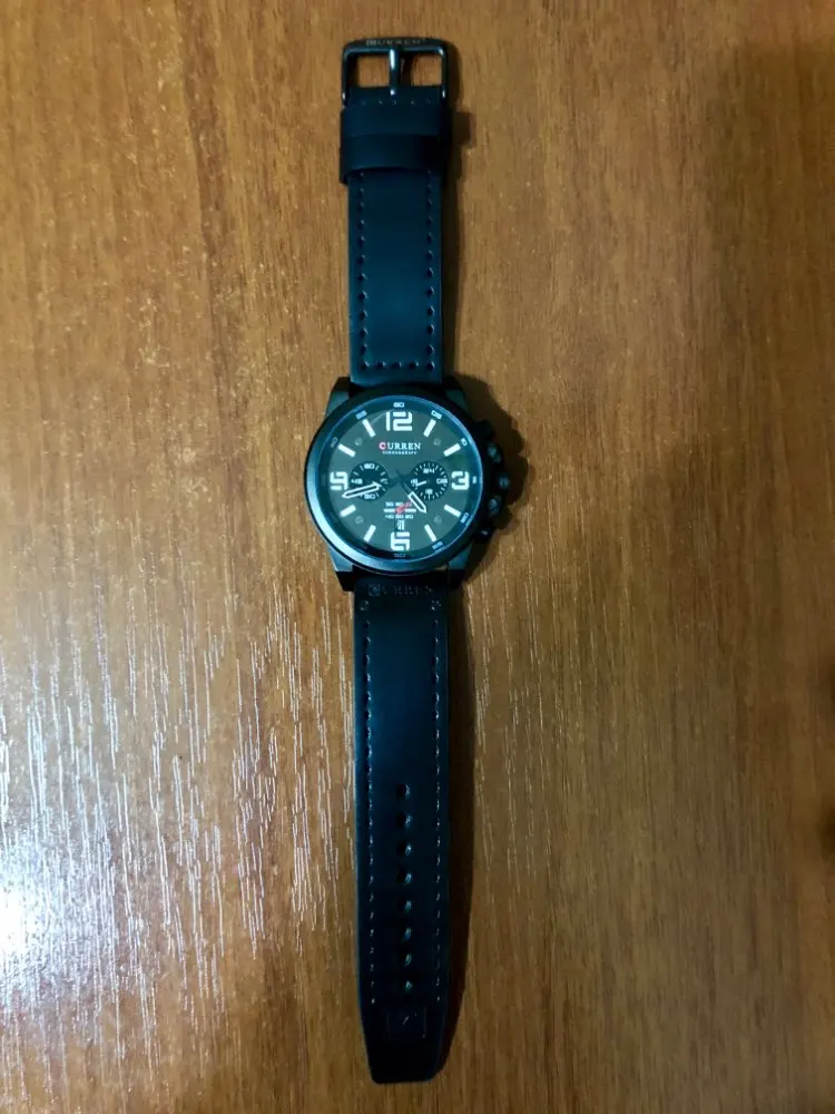 Wrist Watch For Men In Leather Design - Life Changing Products