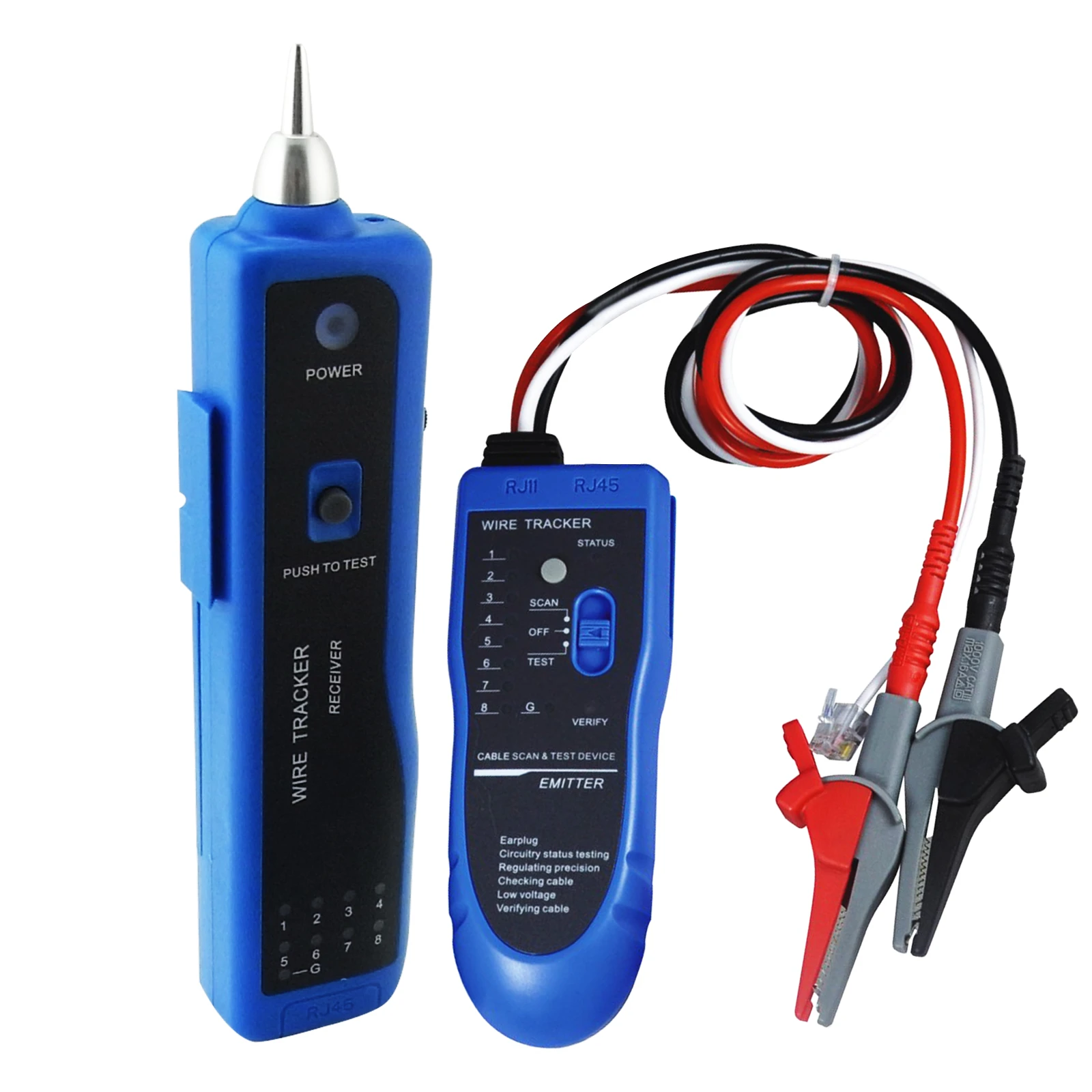 Other Test, Measurement & Inspection Wire Tone Tracker Cable RJ45 RJ11 ...