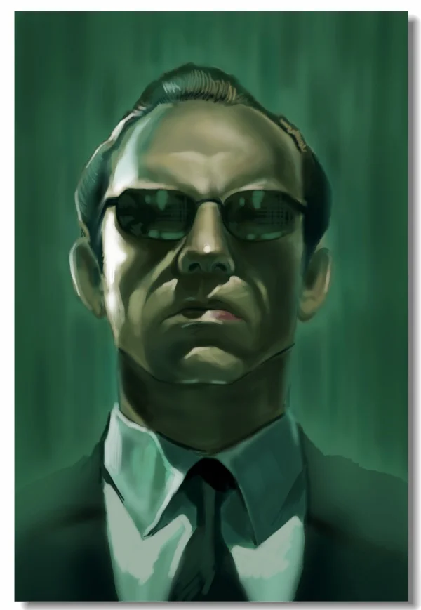 Custom Canvas Wall Painting The Matrix Poster Matrix Sticker Office ...