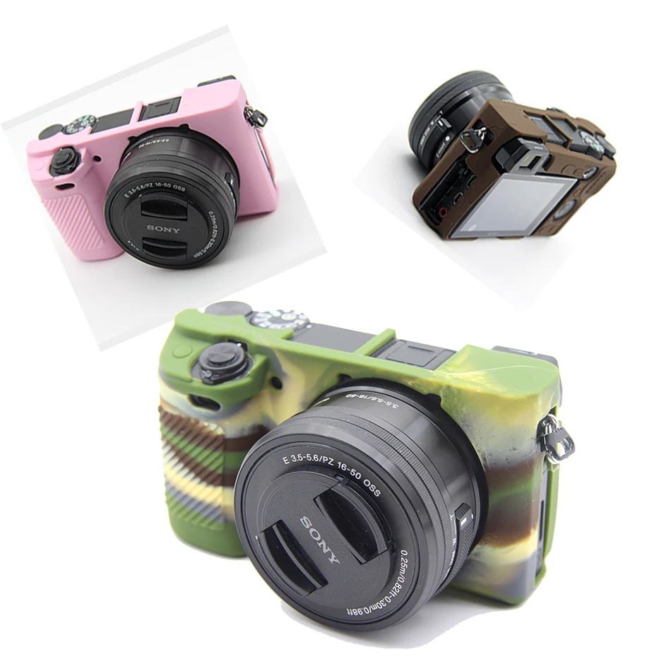 Nice Rubber Silicone soft Camera Case Bag Skin for Sony Alpha ILCE 6300 ...