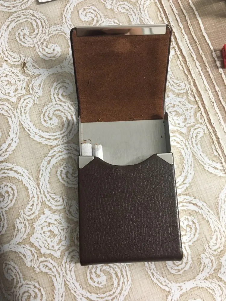 Aluminum Cigar Cigarette Tobacco Holder Smoking Case