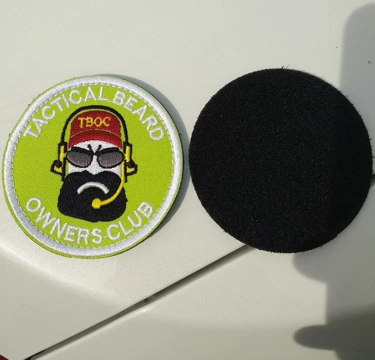 Military Tactical Beard Embroidery armband morale Patch Badge