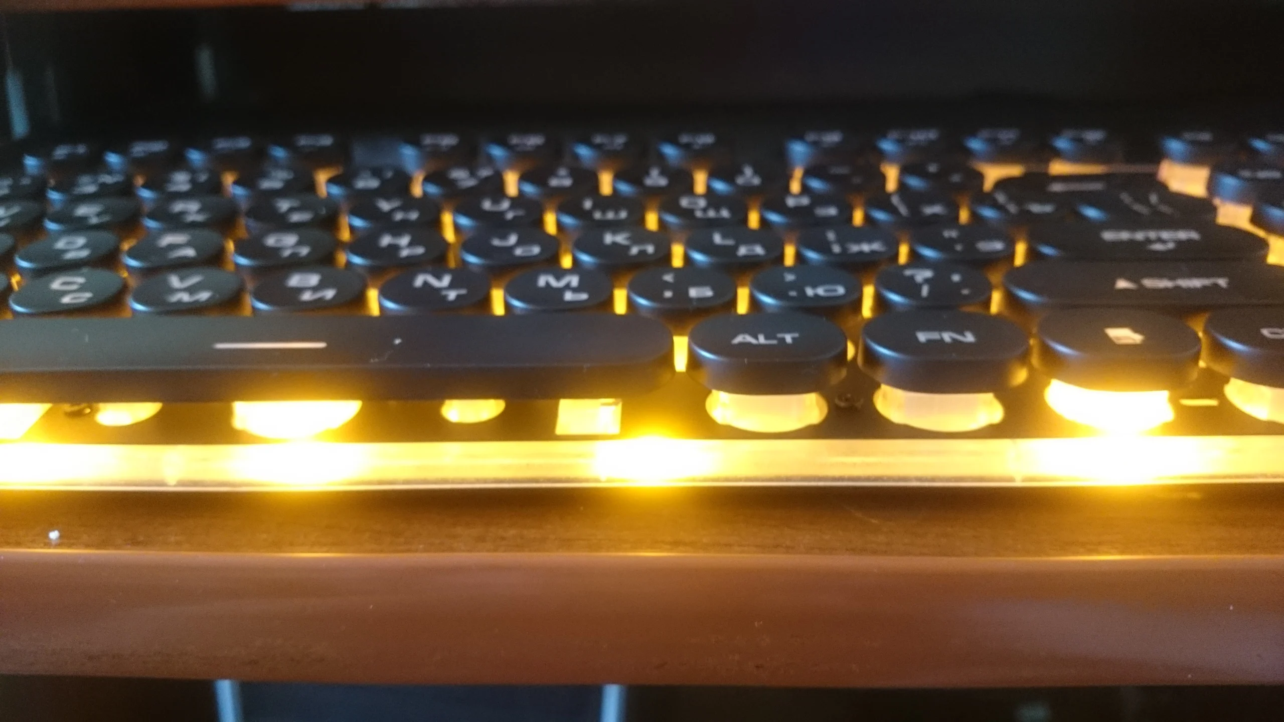 Gaming Backlit Keyboard Round Keys - Life Changing Products