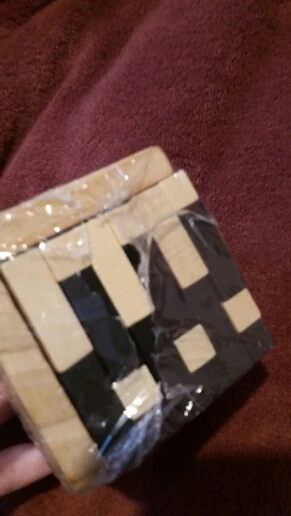 Wood Cube Puzzle 3D Interlocking - Life Changing Products