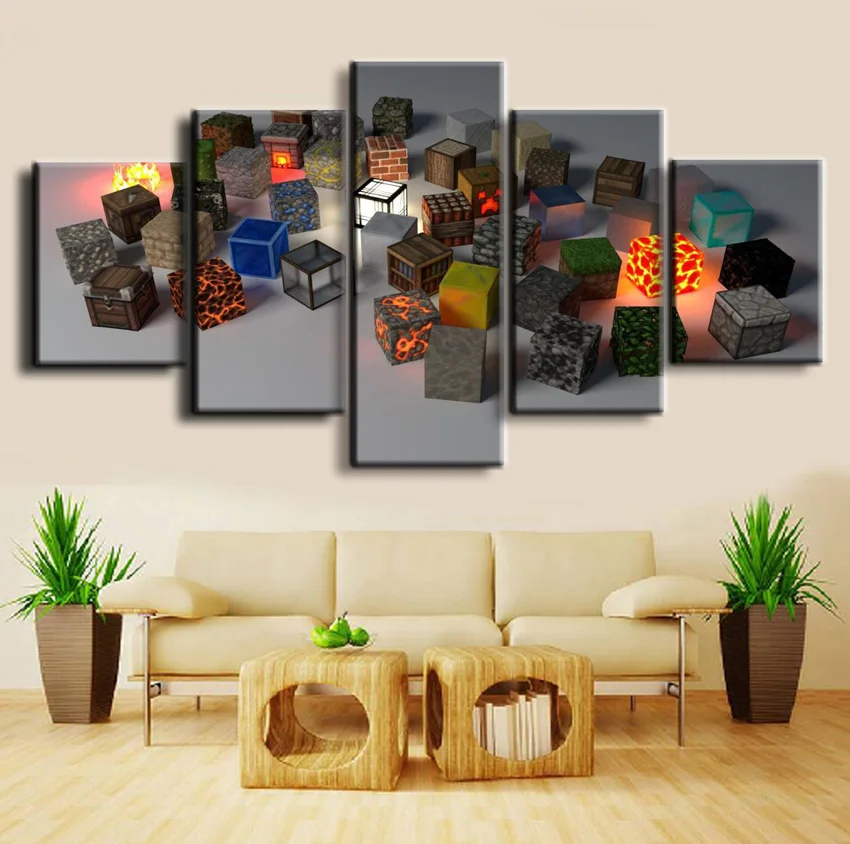 Minecraft painting poster - armorgolf