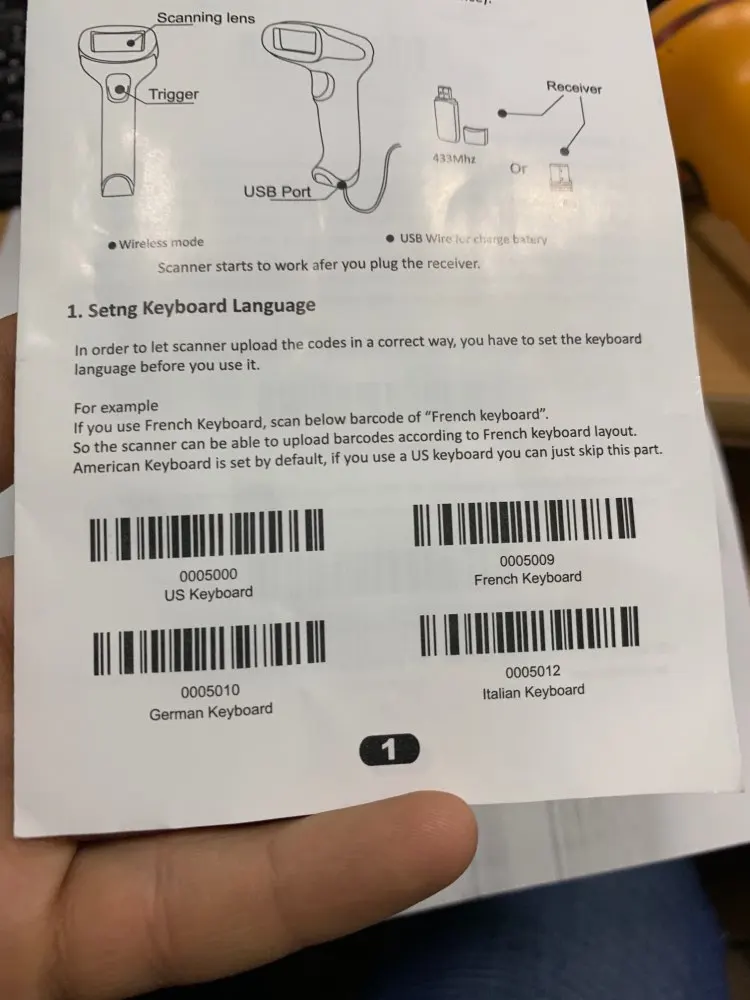 Wireless Barcode Scanner Code Reader - Life Changing Products