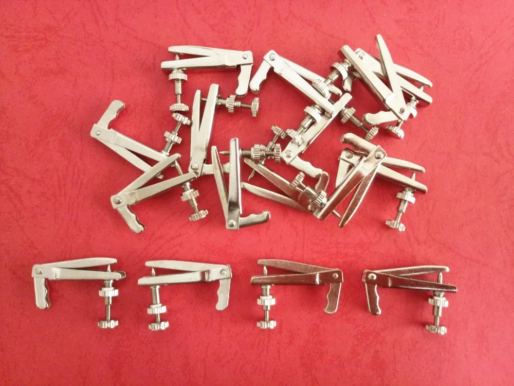 12pcs-New-style-Silver-color-viola-String-Adjuster-fine-tuners-3-4-4-4 ...