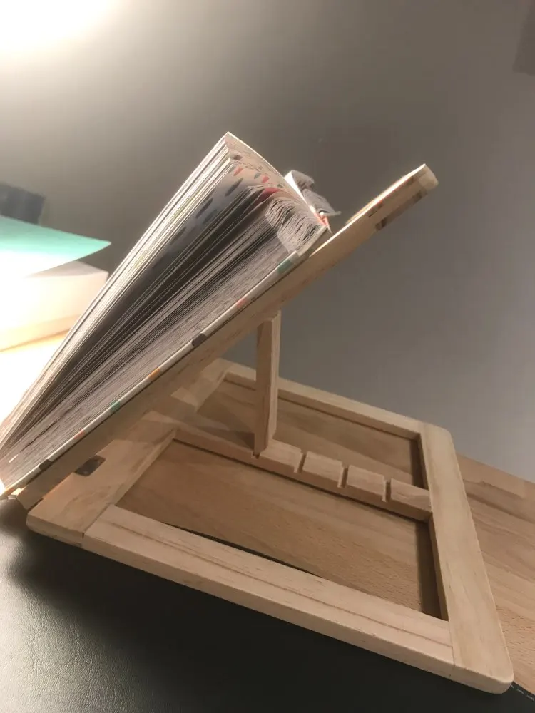 Book Holder Wooden Frame Stand - Life Changing Products