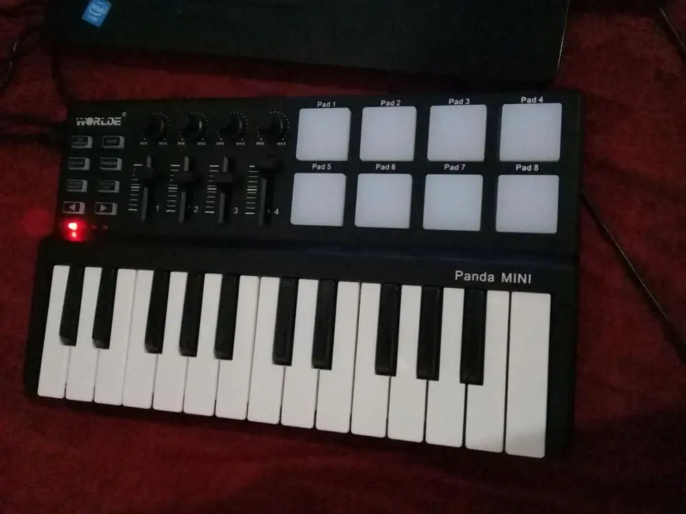 Portable USB Keyboard and Drum Pad MIDI Controller - Life Changing Products