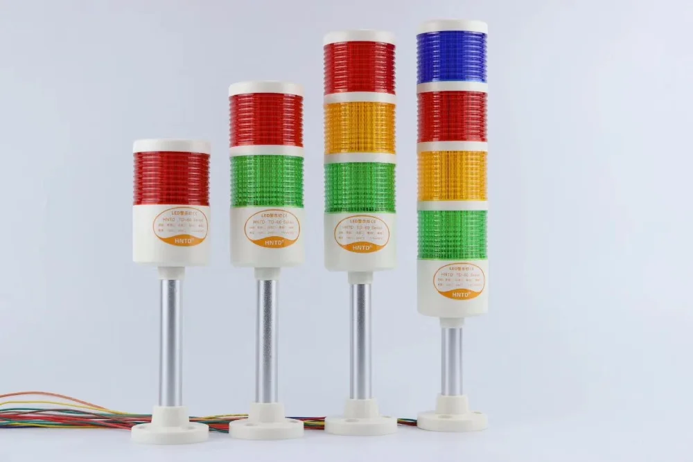 D60 24V OftenBright Industrial Signal Tower Safety Stack Alarm Warning ...