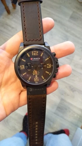 Wrist Watch For Men In Leather Design - Life Changing Products