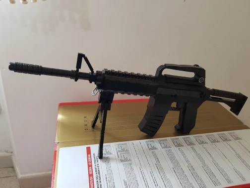DIY M16 Model 524 Pcs Bricks Gun
